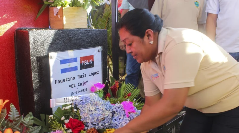 Ocotal rinde tributo al héroe nacional Faustino Ruiz “El Cuje”