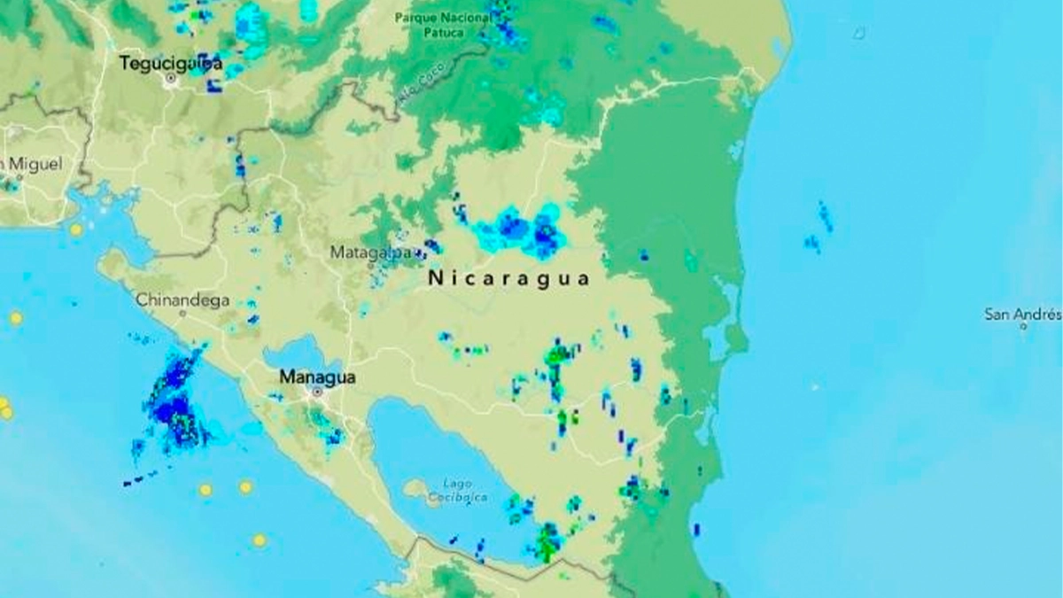 Nicaragua bajo influencia de bajas presiones y onda tropical